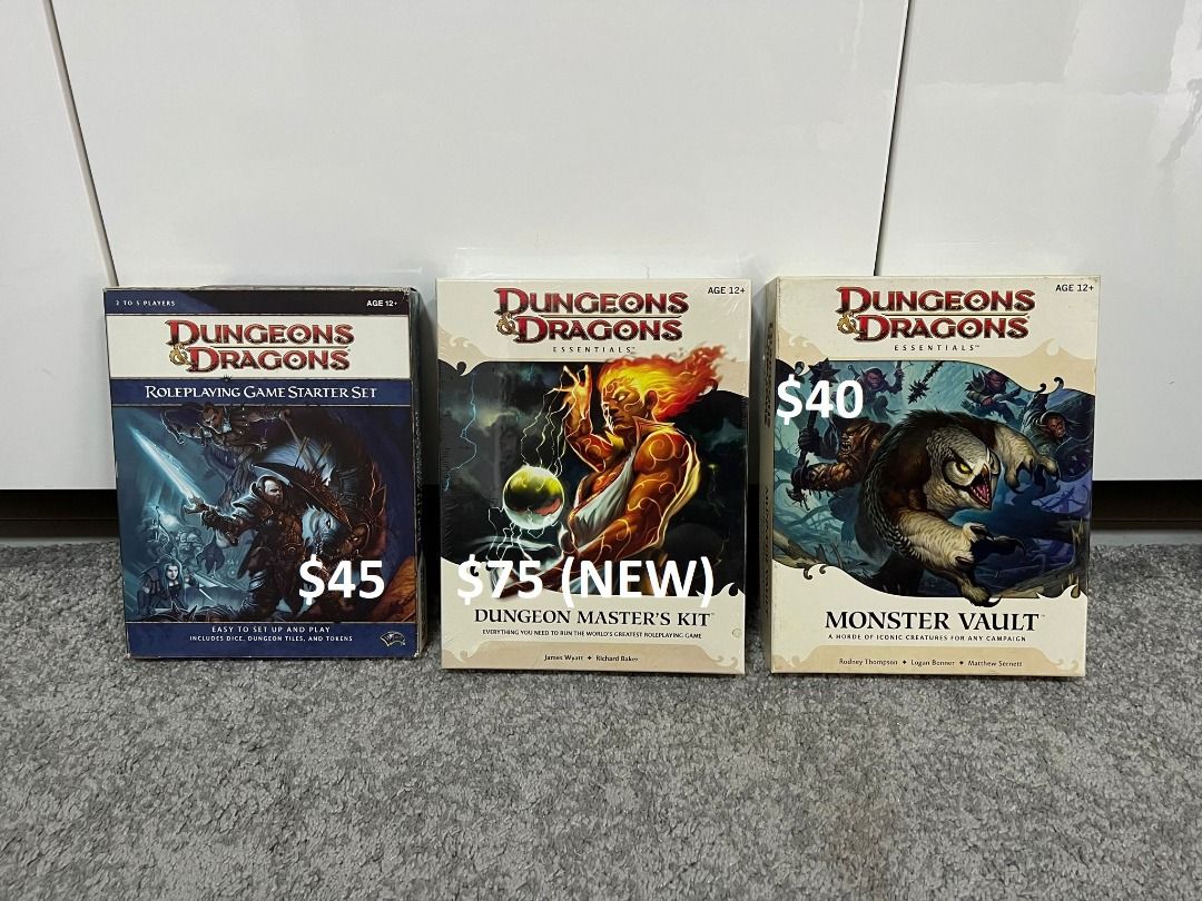 4th Edition Dungeons & Dragons - Box Sets Completevintage D&D fantasy ...