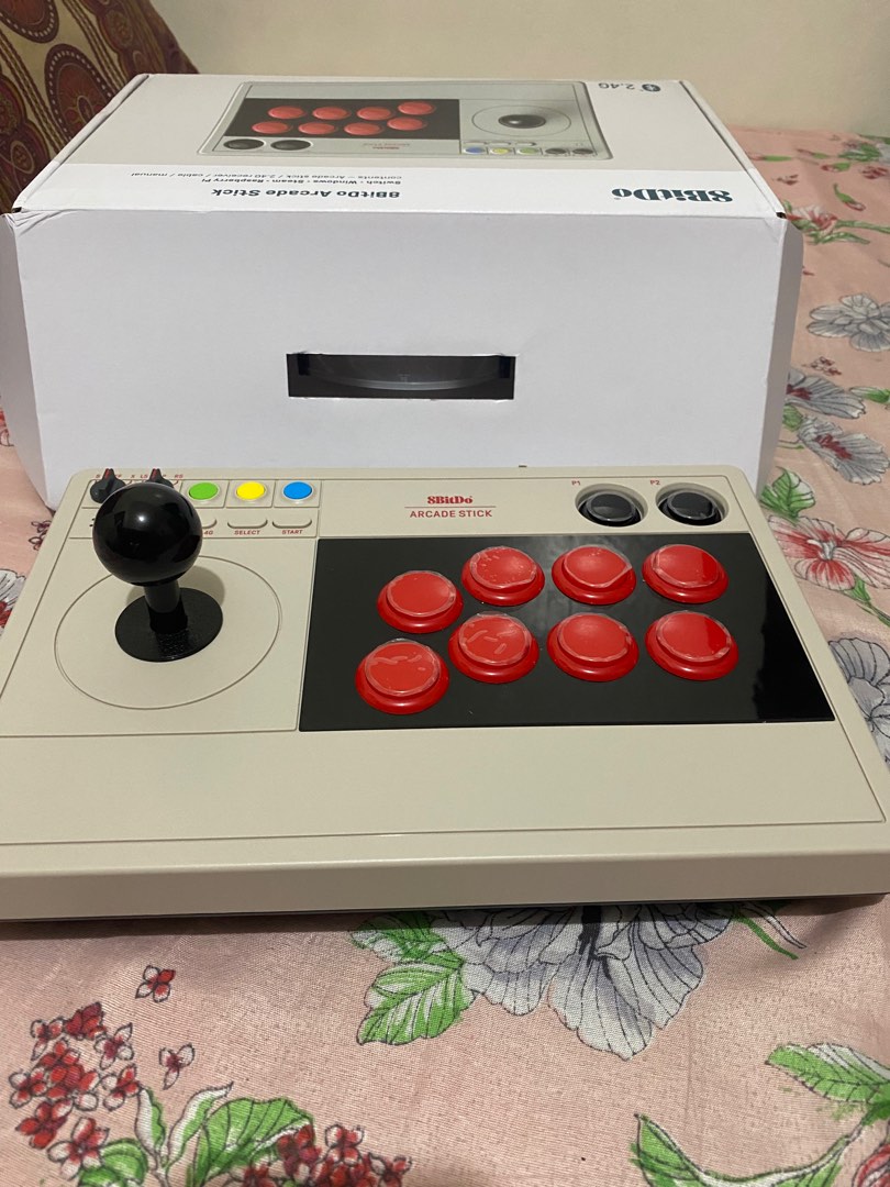 8bitdo arcade stick / fight stick with octagonal gate, Video Gaming ...