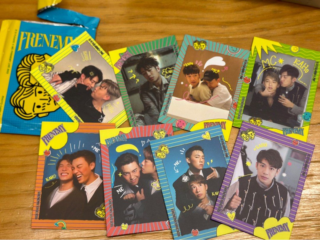 已開封 “FRENEMY Kaho x MC” 洪嘉豪 MC張天賦 演唱會周邊 card set, 其他, 其他 - Carousell