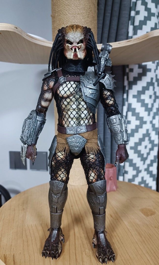 已開封 hottoys predators classic predator mms162 !特別版！ 鐵血戰士, 興趣及遊戲, 玩具 ...