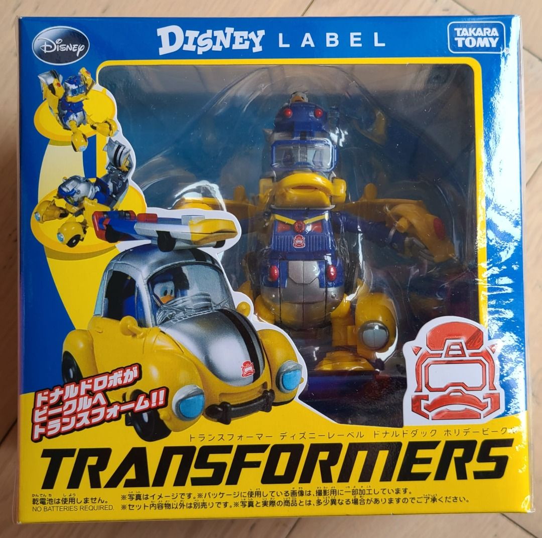 變形金剛 Transformers Disney Label Donald Duck, 興趣及遊戲, 玩具 & 遊戲類 - Carousell