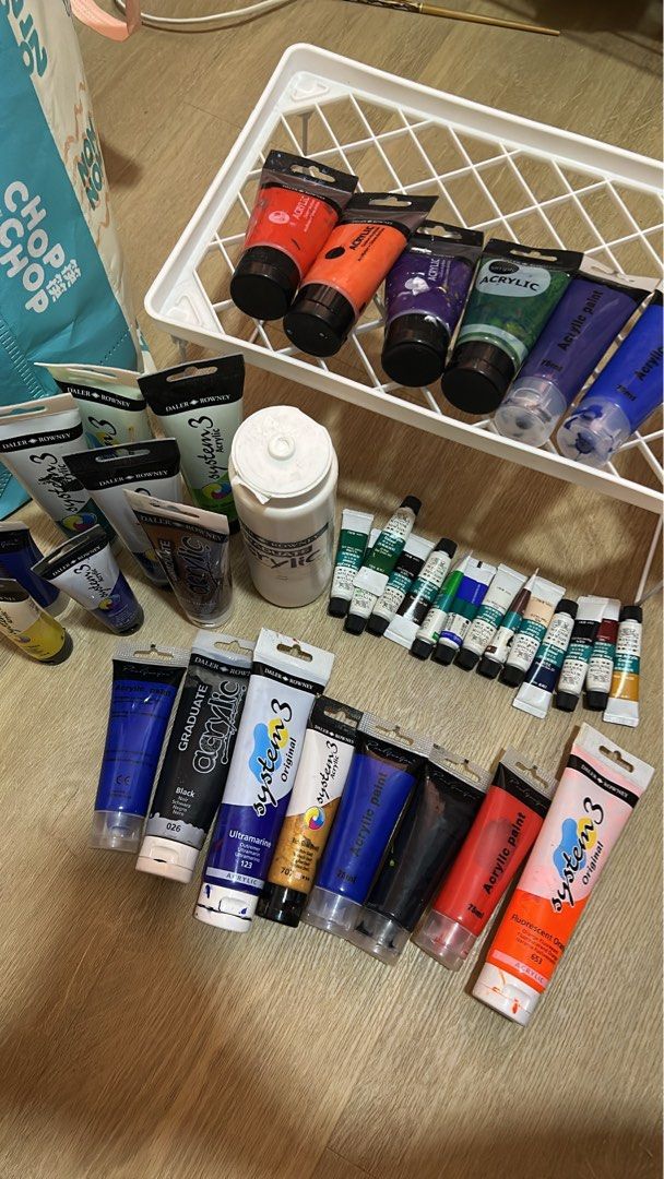 ACRYLIC PAINT DECLUTTER, Hobbies & Toys, Stationery & Craft, Craft ...
