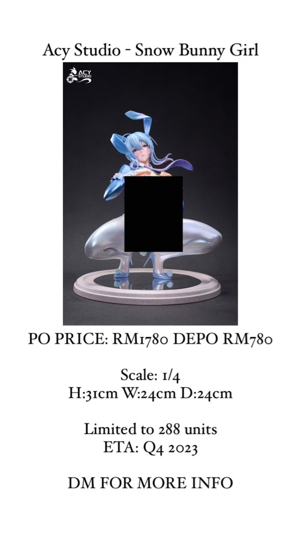 Acy Studio - Snow Bunny Girl, Hobbies & Toys, Toys & Games on Carousell