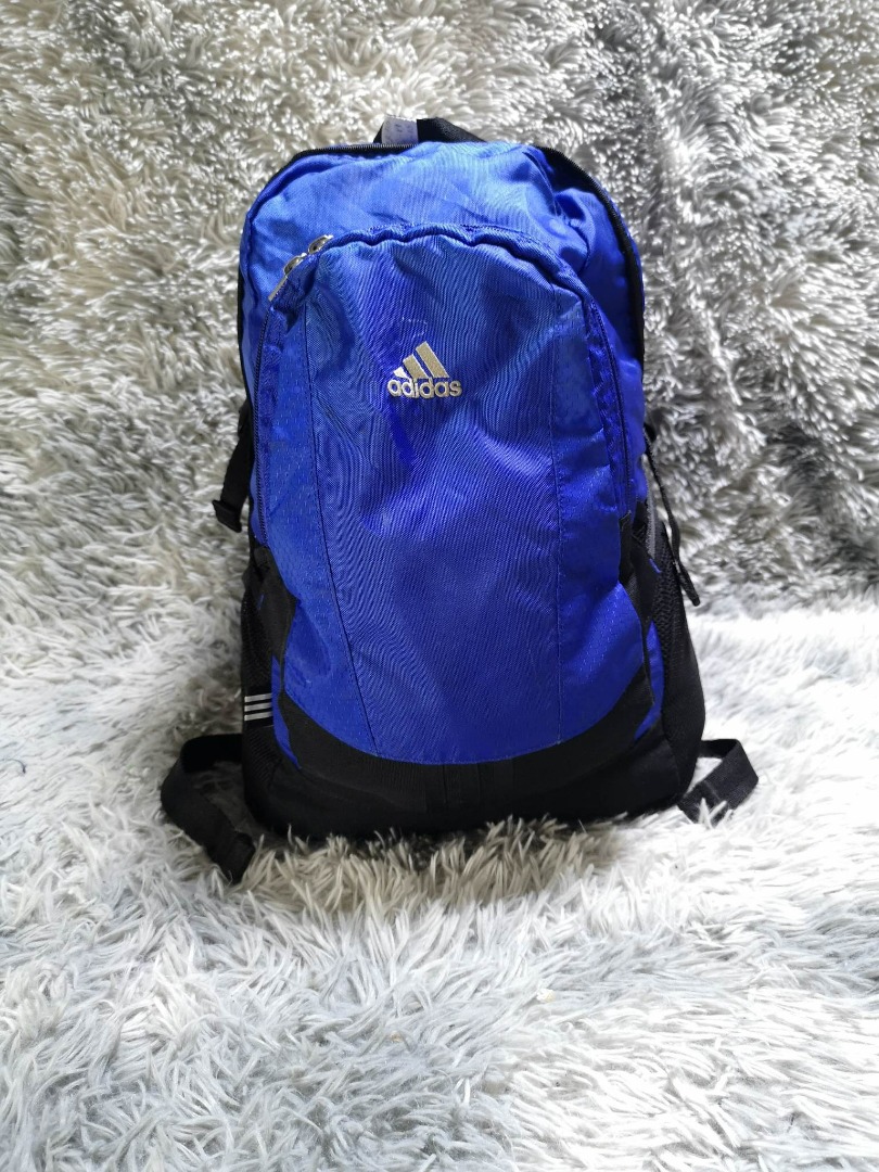 Adidas Blue Backpack Bag on Carousell