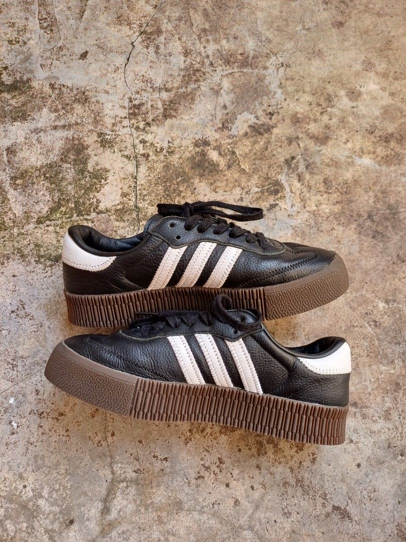 Adidas Samba Rose Black, Fesyen Pria, Sepatu , Sneakers di Carousell