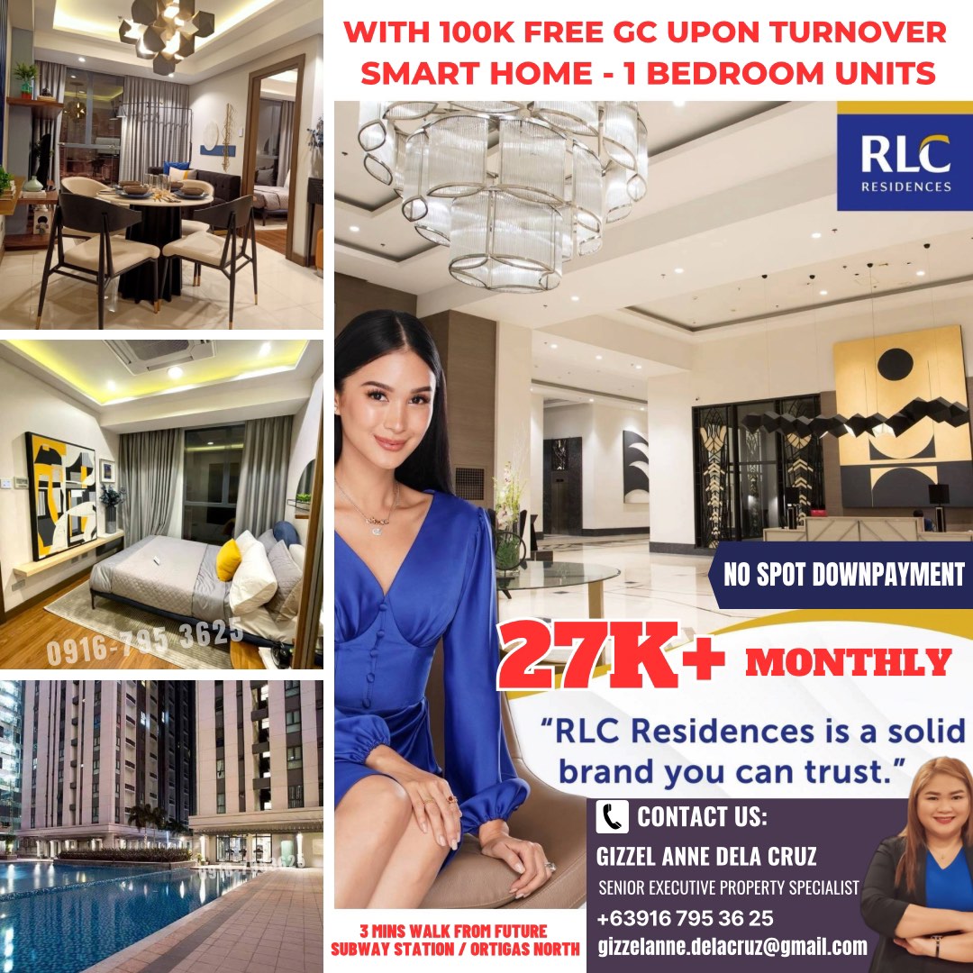 Affordable Pre-selling Condo units in Ortigas Cbd Pasig at Sapphire ...