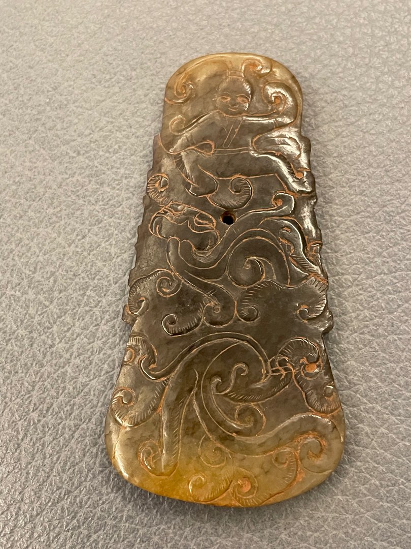 Ancient Han jade badge, Hobbies & Toys, Memorabilia & Collectibles ...