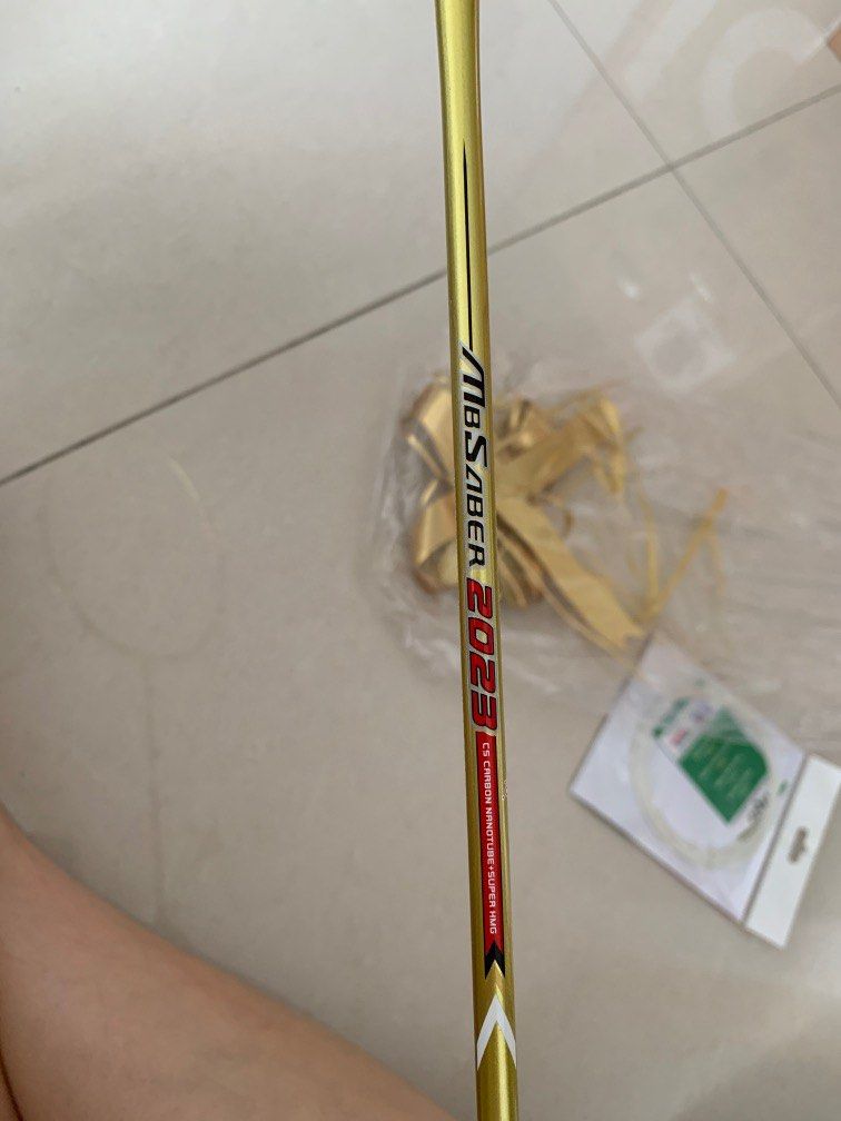 Badminton Racket/ Racquet ( Mb Saber ), Sports Equipment, Sports ...