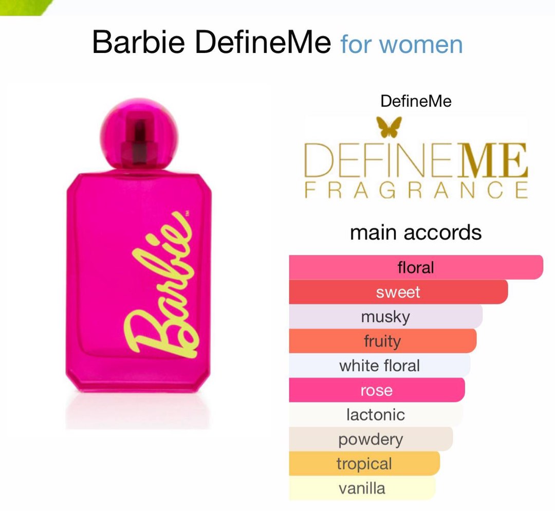 Barbie x define me perfume, Beauty & Personal Care, Fragrance & Deodorants on Carousell