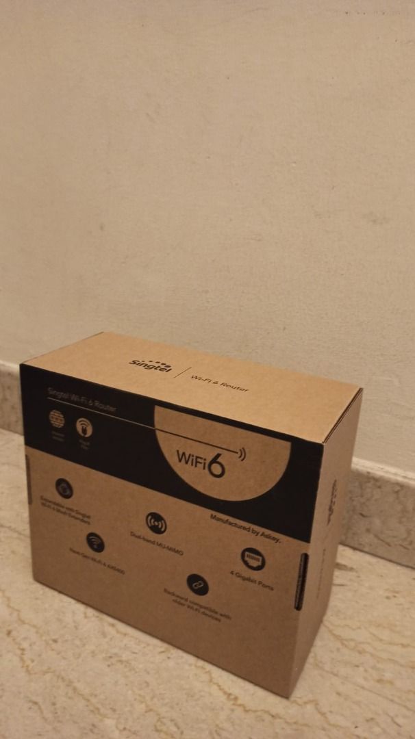 BNIB Singtel Wifi 6 Router (Askey RT5703W), Computers & Tech, Parts ...