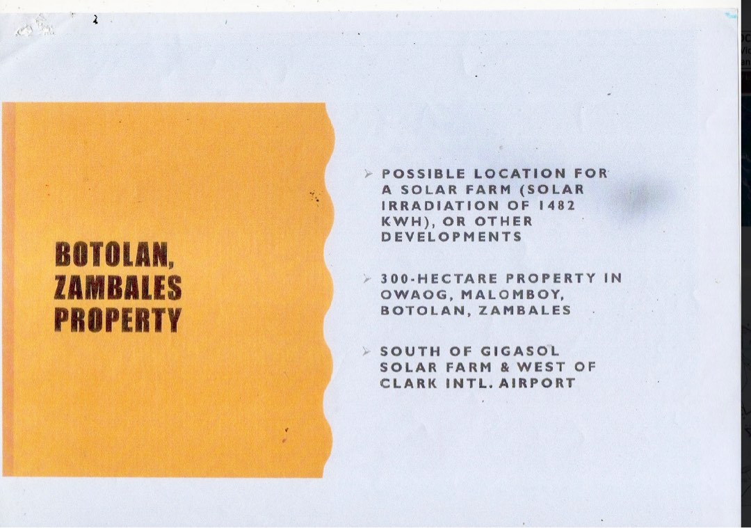 Botolan Zambales 300 hectare more or less Suitable for Solar Plant For ...