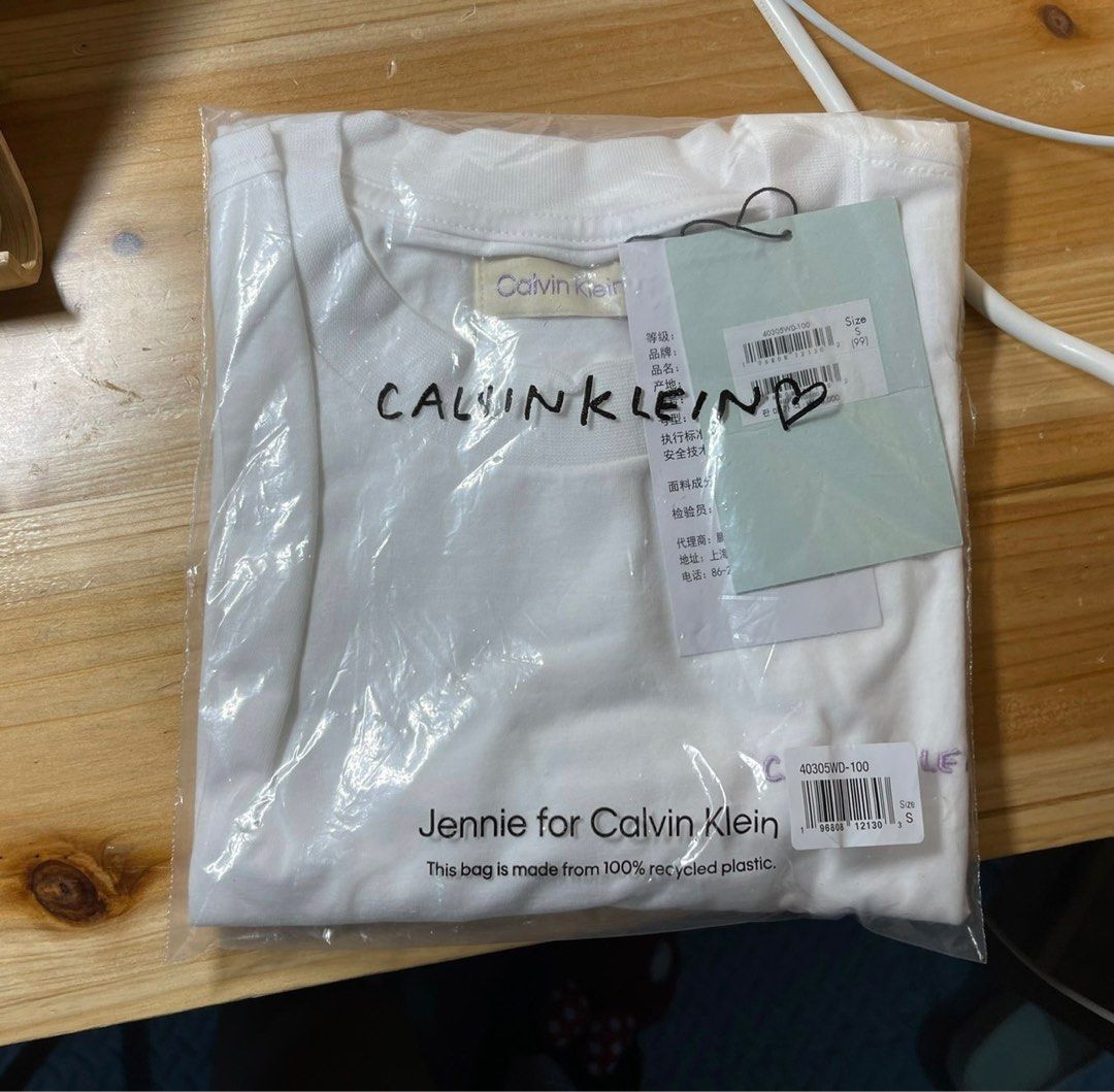 [BRAND NEW] Jennie for Calvin Klein CK lilac purple white black baby t ...