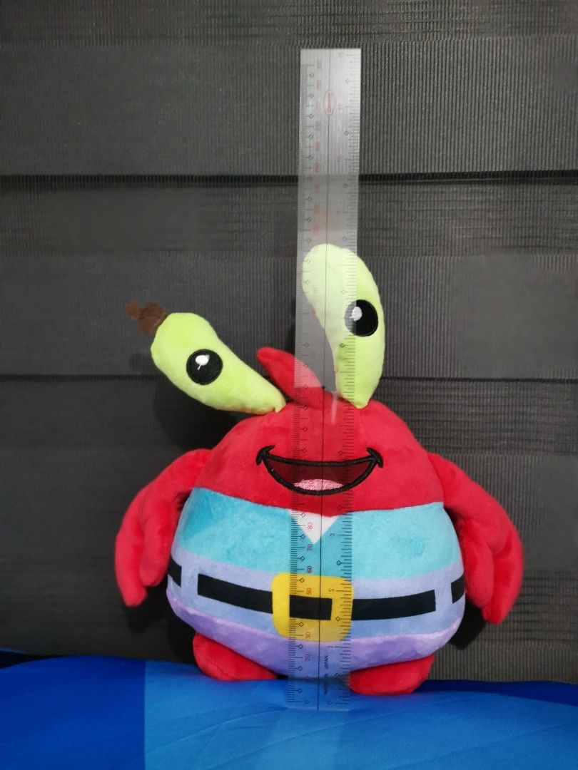 Brand New Mr. Krabs Stuffed Toy / Plush Toy / Suction Cup Plush ...