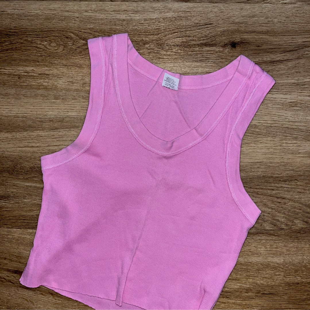 Brandy Melville pink connor tank, Women's Fashion, Tops, Sleeveless on ...