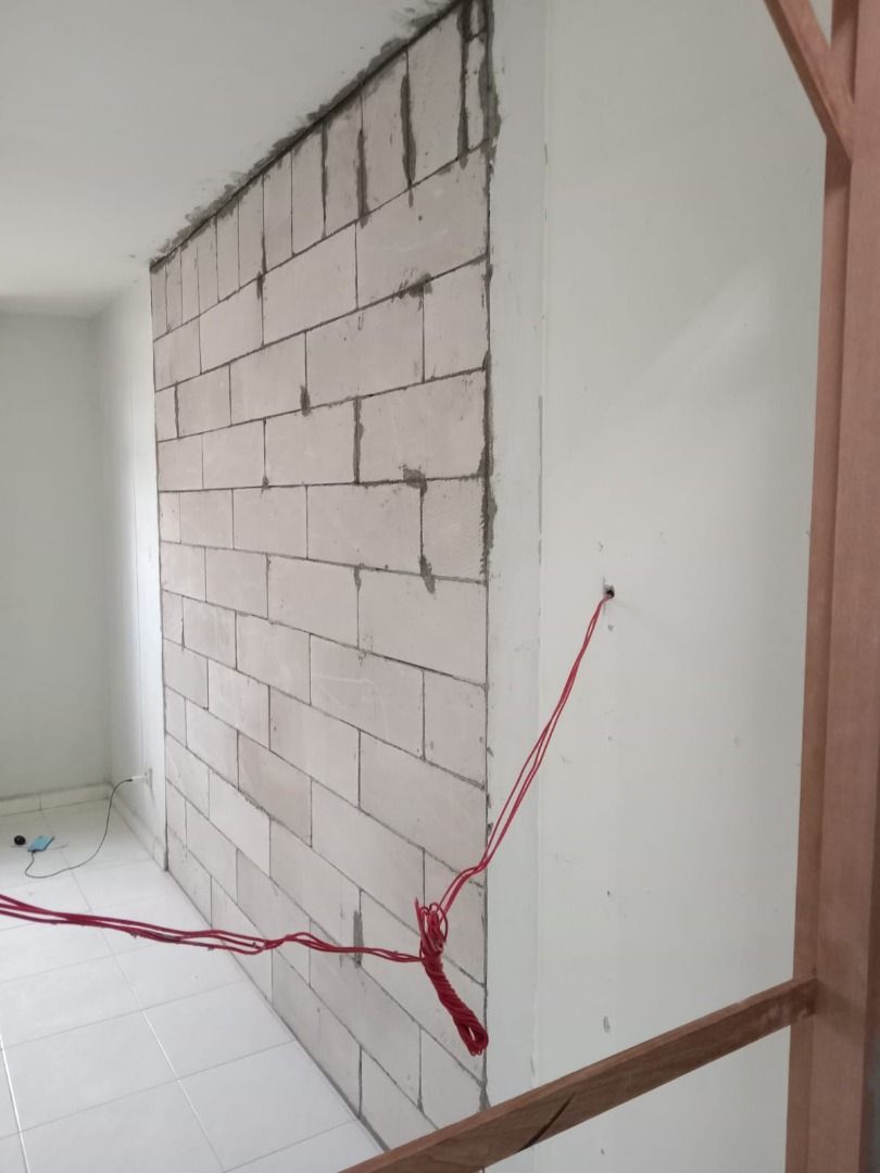 Brick wall Hack/Brick wall Build/Plastering/Painting/Direct Contractor ...