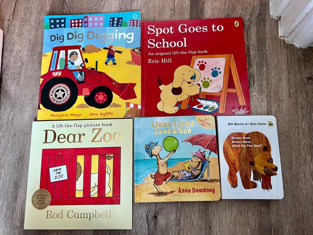 （新淨）Brown bear, llama sand & sun, dear zoo, spot goes to school, dig ...