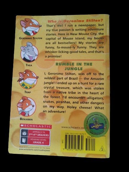 Buku Cerita Novel Anak Anak Geronimo Stilton - Rumble in the Jungle ...