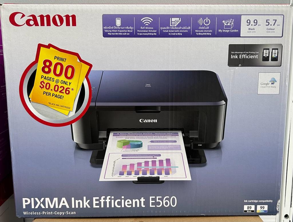 Canon Printer PIXMA E560, Computers & Tech, Printers, Scanners ...