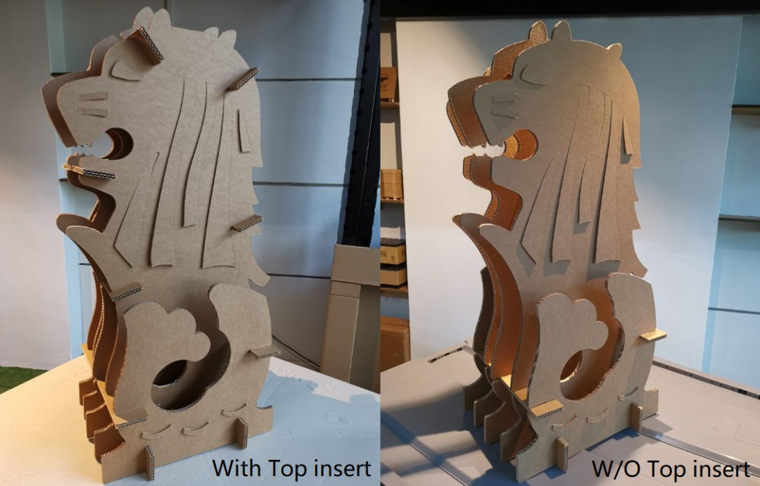 Cardboard Merlion (Machine cut), Hobbies & Toys, Stationery & Craft ...