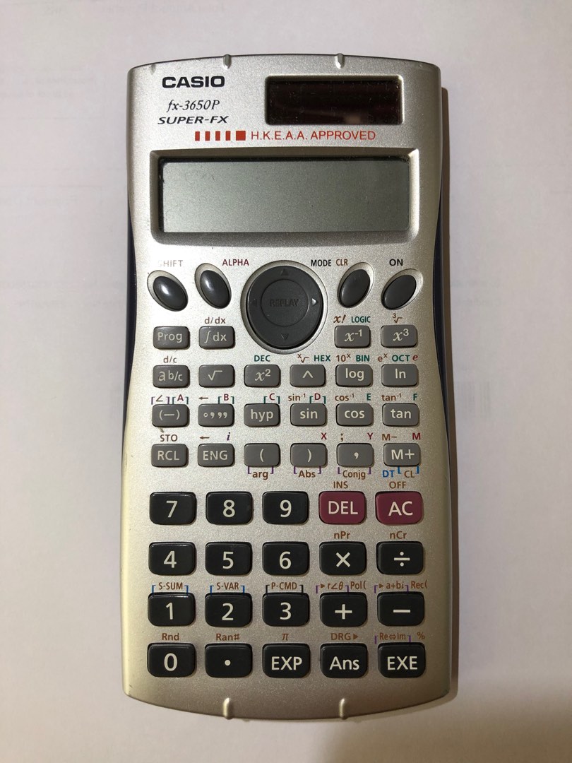 Casio 計數機 hkdse適用 hkeaa approved, 其他, 其他 - Carousell