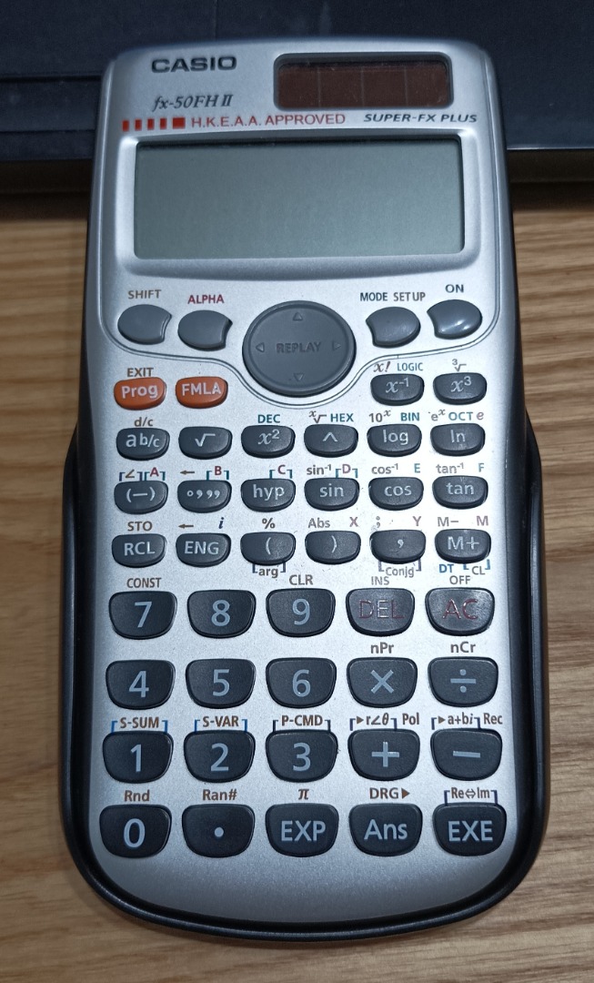 Casio fx-50FH II 計數機, 電腦＆科技, 商務用科技產品 - Carousell