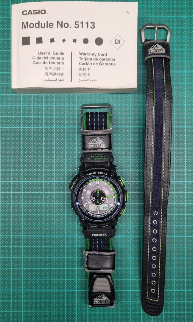 CASIO Protrek 5113 PRG 500G, 名牌, 手錶 - Carousell
