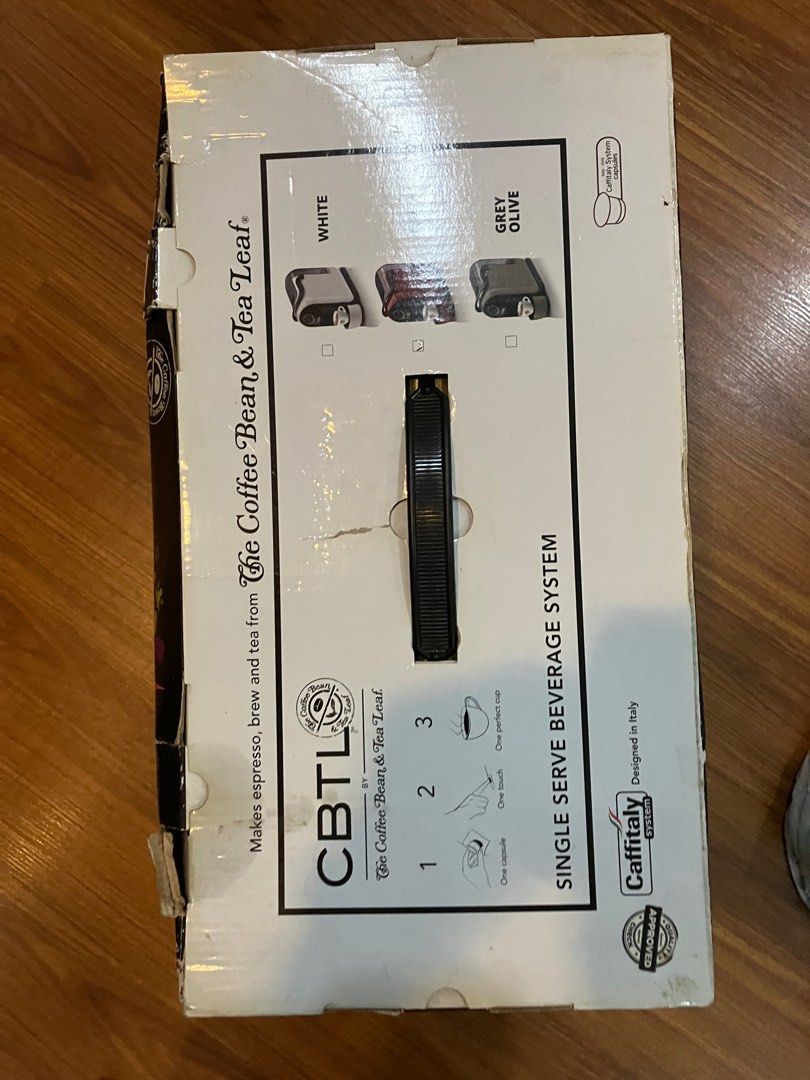 CBTL/Coffee Bean Tea Leaf Clio Coffee Machine, TV & Home Appliances ...