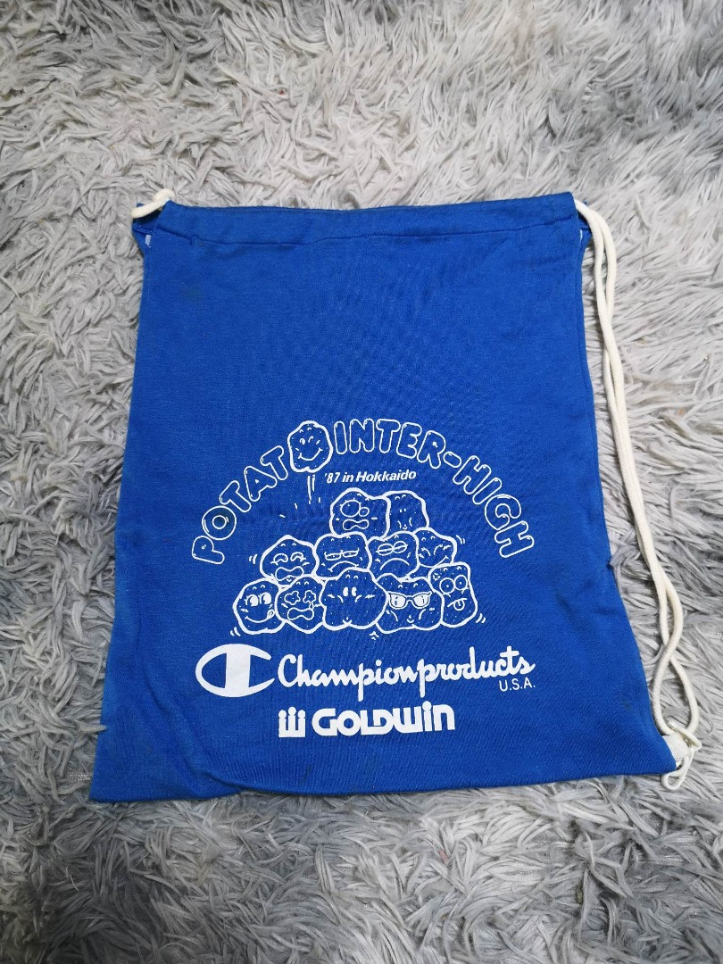 Champion Light blue Drawstring Bag on Carousell