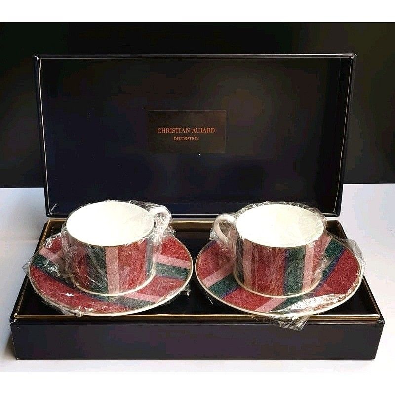 Christian Aujard 2 Sets Made in Japan Bone China Cup & Saucer in ...