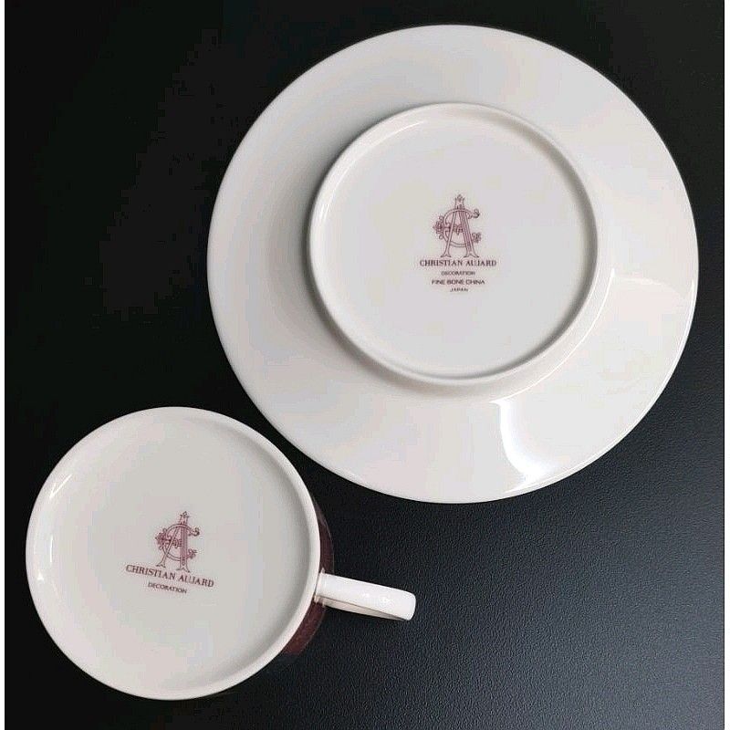 Christian Aujard 2 Sets Made in Japan Bone China Cup & Saucer in ...