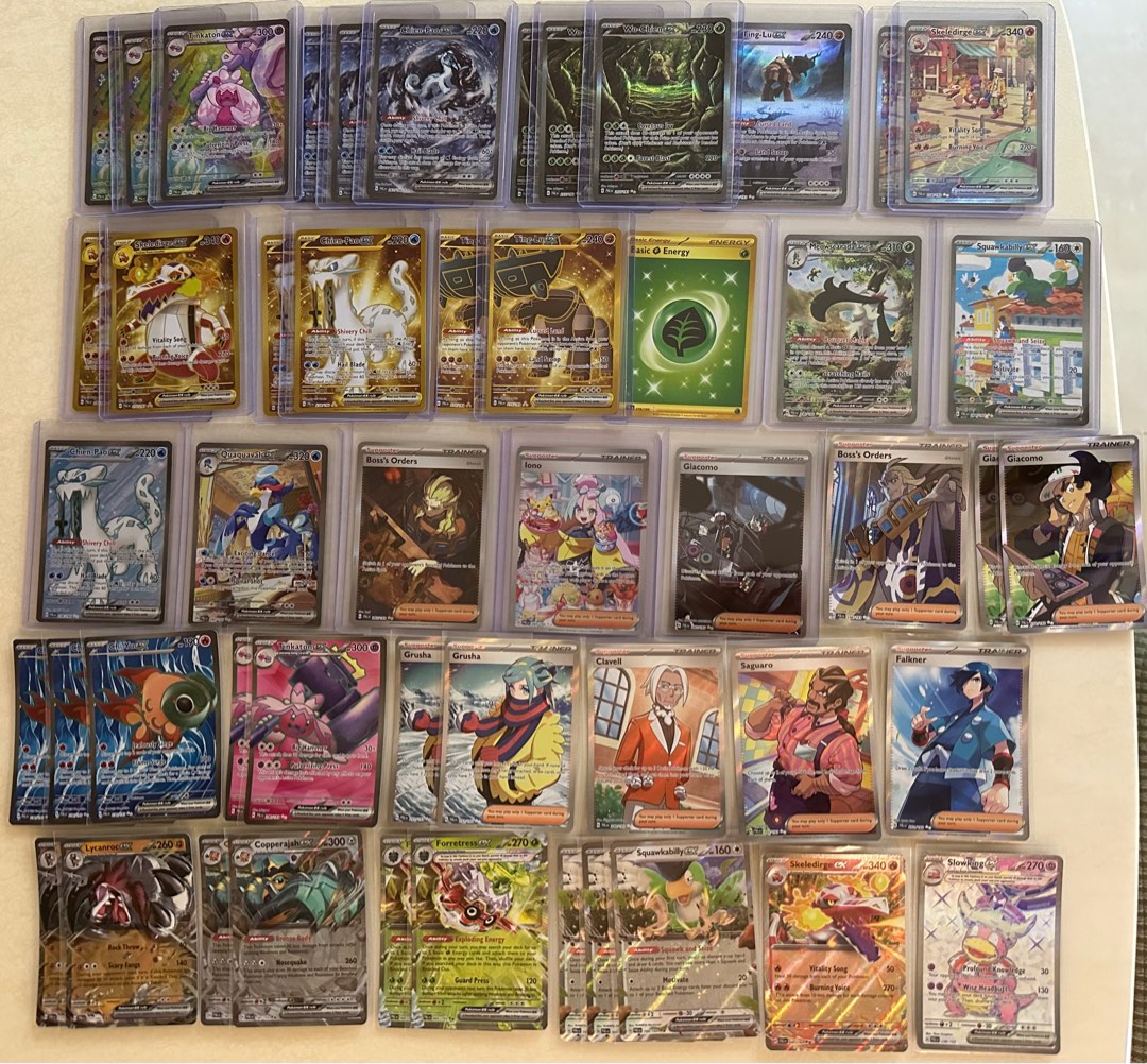 Clearance sale: Pokemon Paldea Evolved SIR/full art ultra rare cards ...