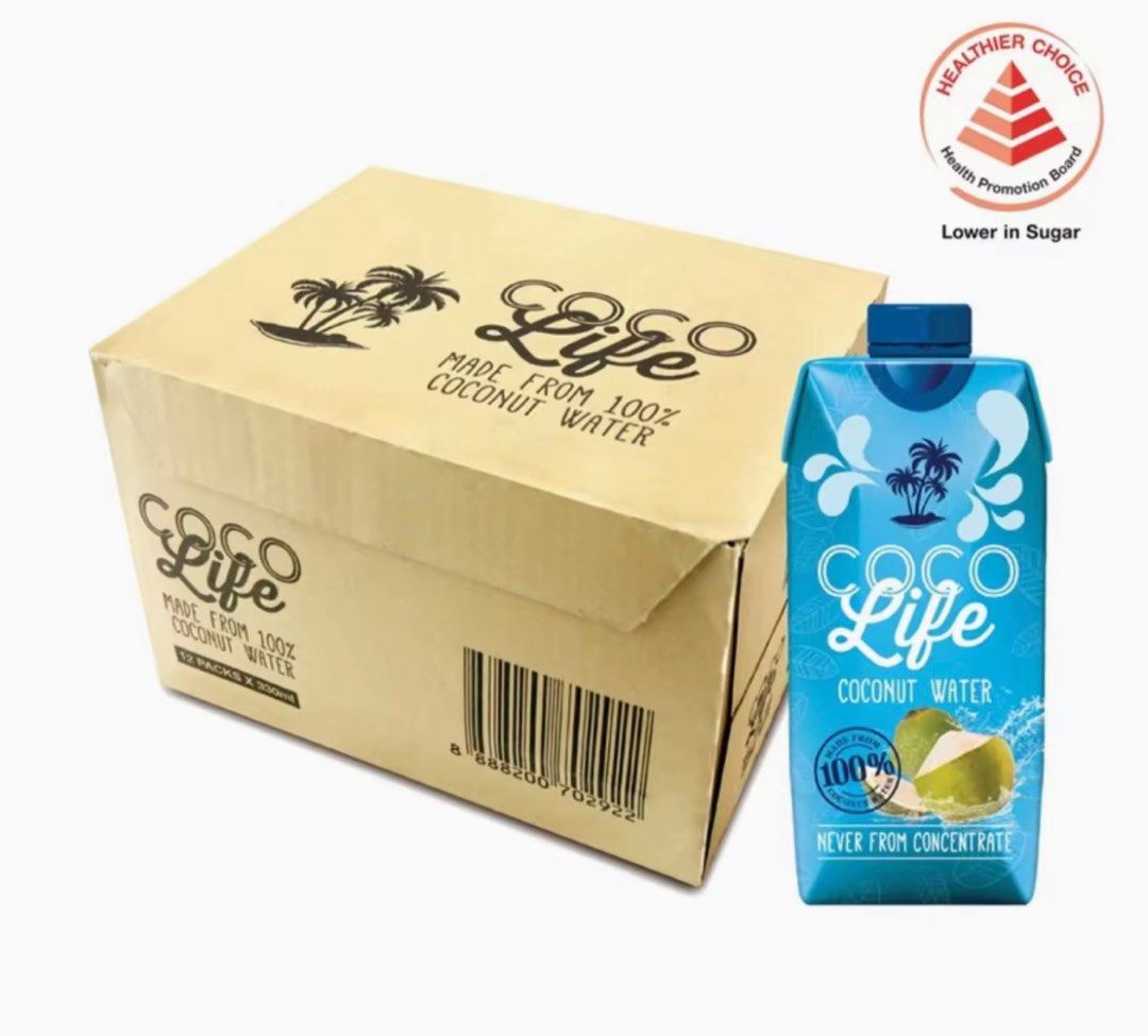(Free delivery)Coco life coconut water carton, Food & Drinks, Beverages ...