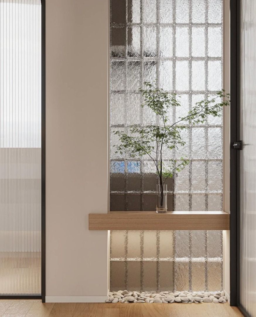 Crystal Bricks Glass Brick Divider Wall Partition Customizations ...