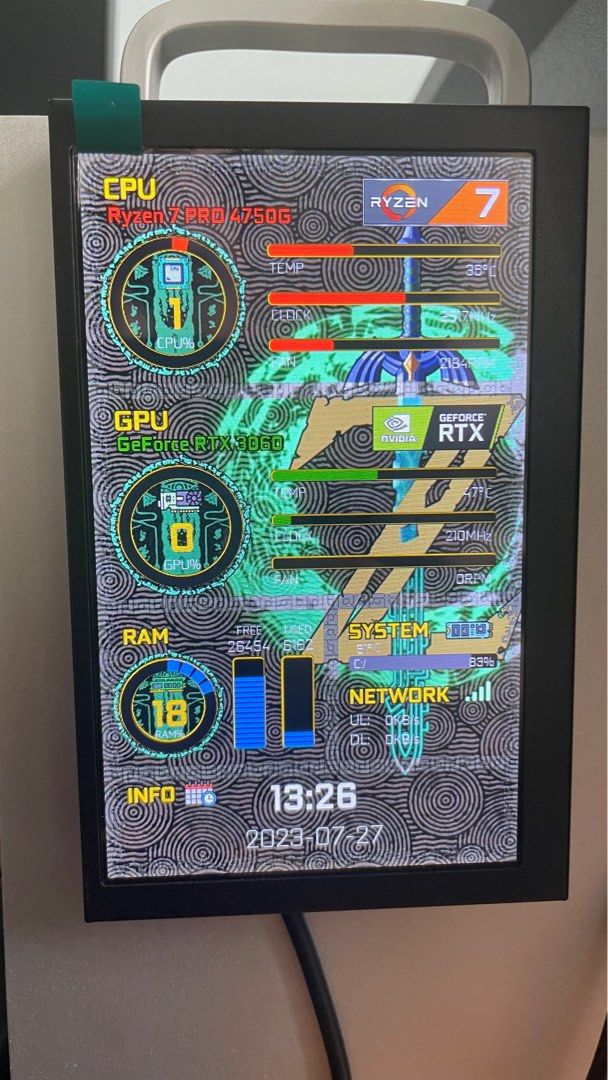 Custom sensor panel design, Computers & Tech, Desktops on Carousell