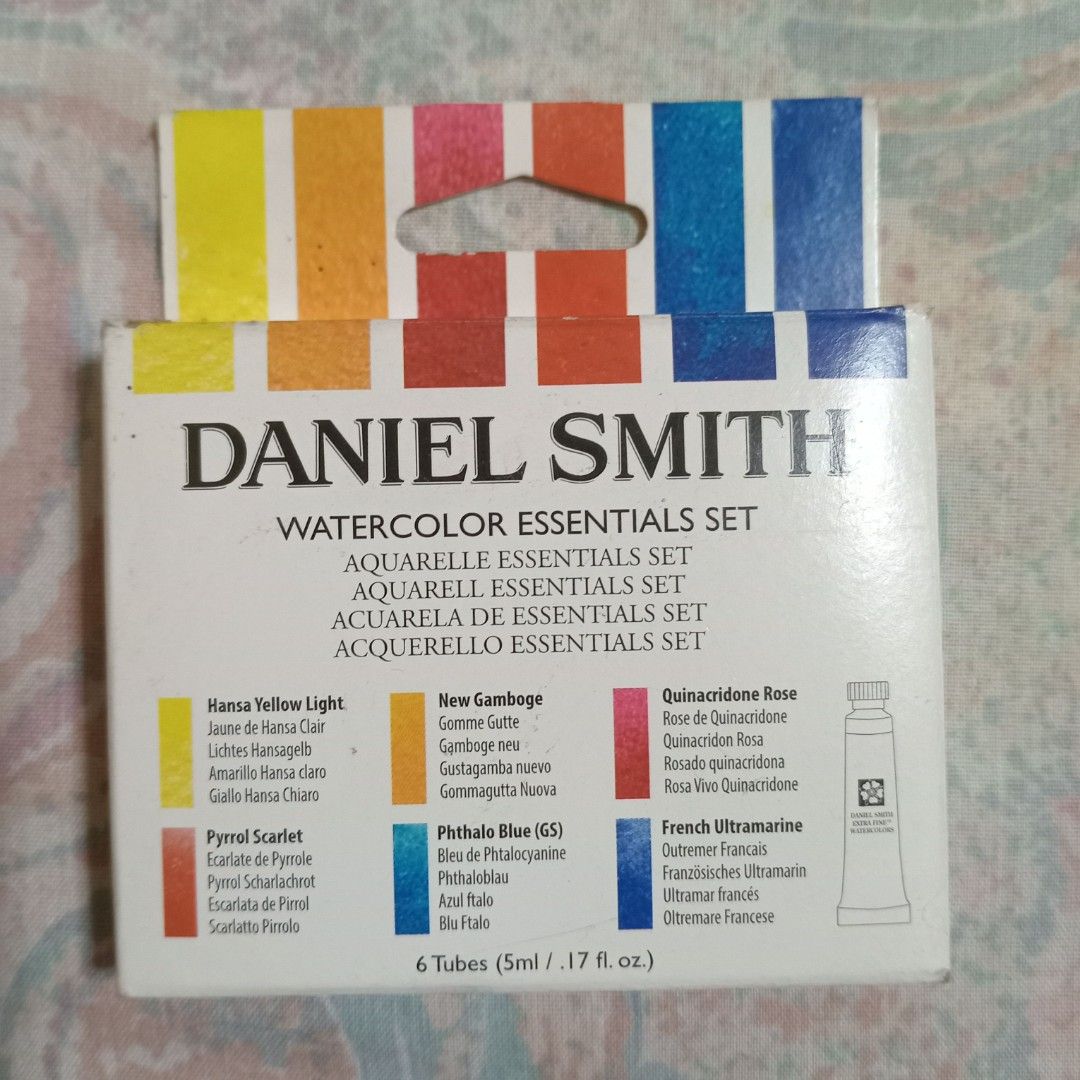 daniel smith primary watercolor paint tubes set on Carousell