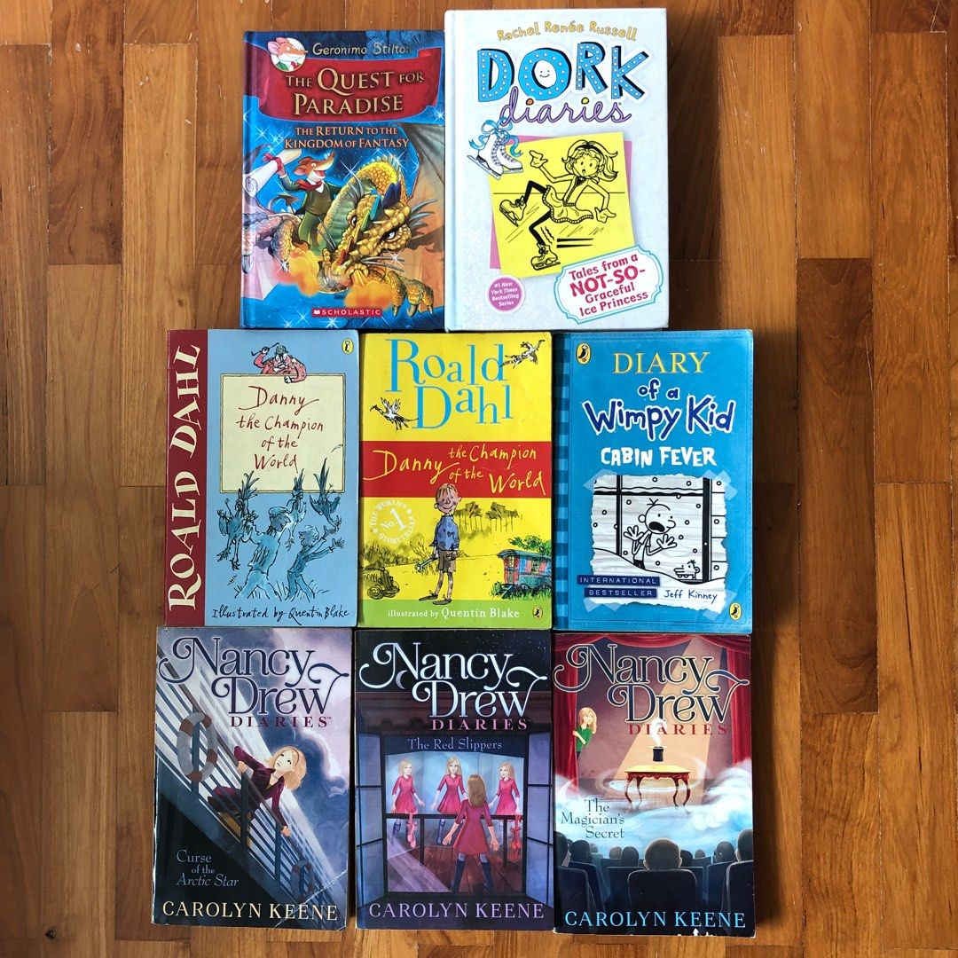 Diary of a Wimpy Kid Geronimo Stilton Dork Diaries Roald Dahl Nancy ...
