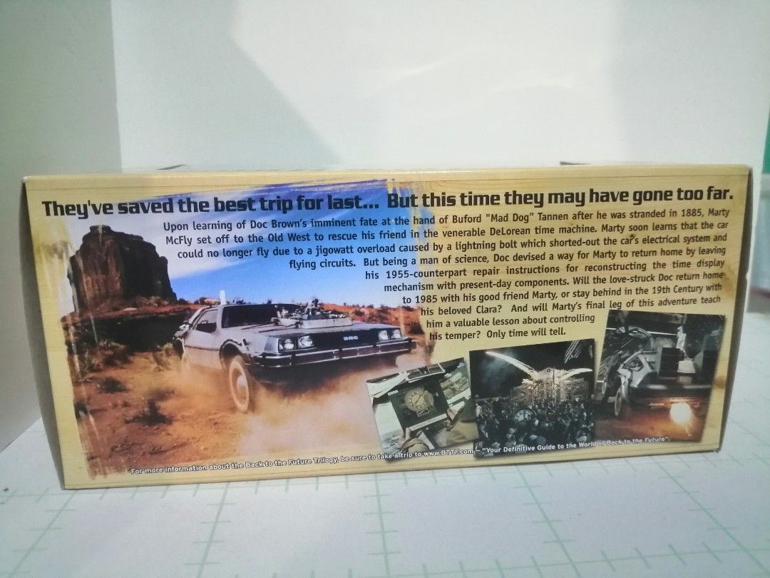 Toy Collectible Bttf movie diecast 1:24 on Carousell