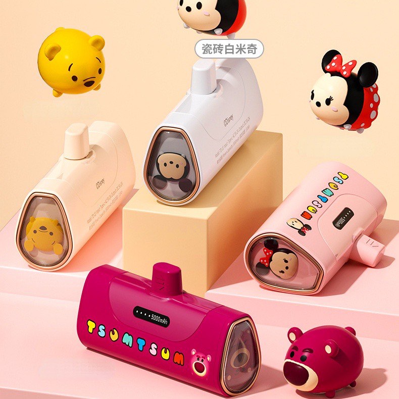 Disney Characters 5000mah powerbank (lightning/ type-C) Mickey Minnie ...