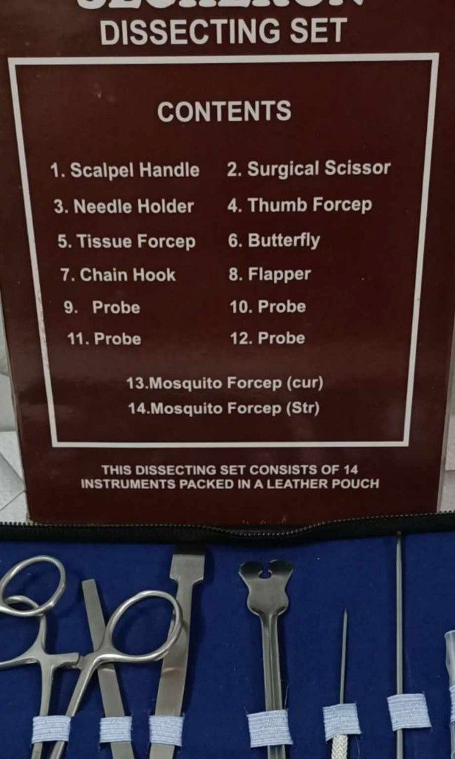 Dissecting SET 14 pcs on Carousell