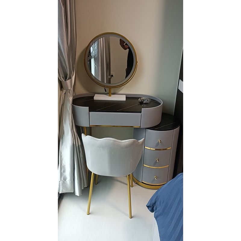 Dressing Table Bedroom Modern And Simple Makeup Mirror Table Storage