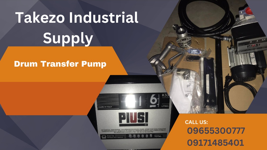 Drum Transfer Pump, Commercial & Industrial, Construction Tools & Equipment on Carousell
