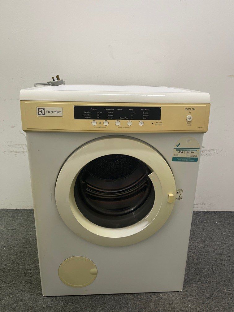 Electrolux 6kg vented dryer, TV & Home Appliances, Washing Machines and ...
