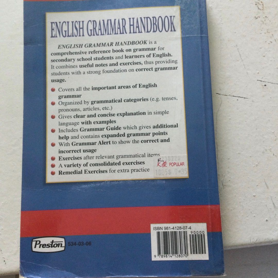 English grammar handbook, Everything Else on Carousell