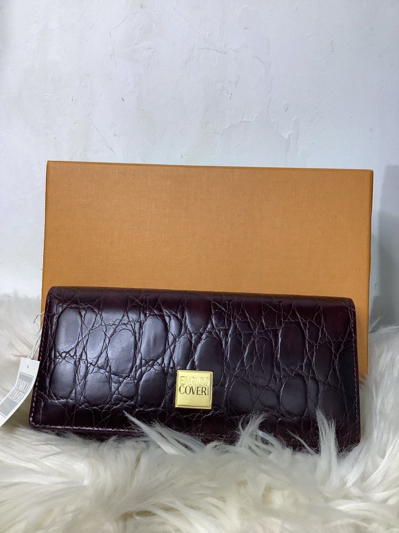 Enrico Coveri Crocodile Wallet on Carousell