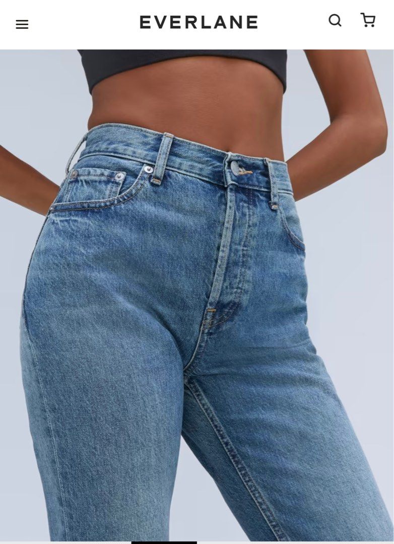 EVERLANE THE 90s CHEEKY JEANS, Women's Fashion, Bottoms, Jeans ...