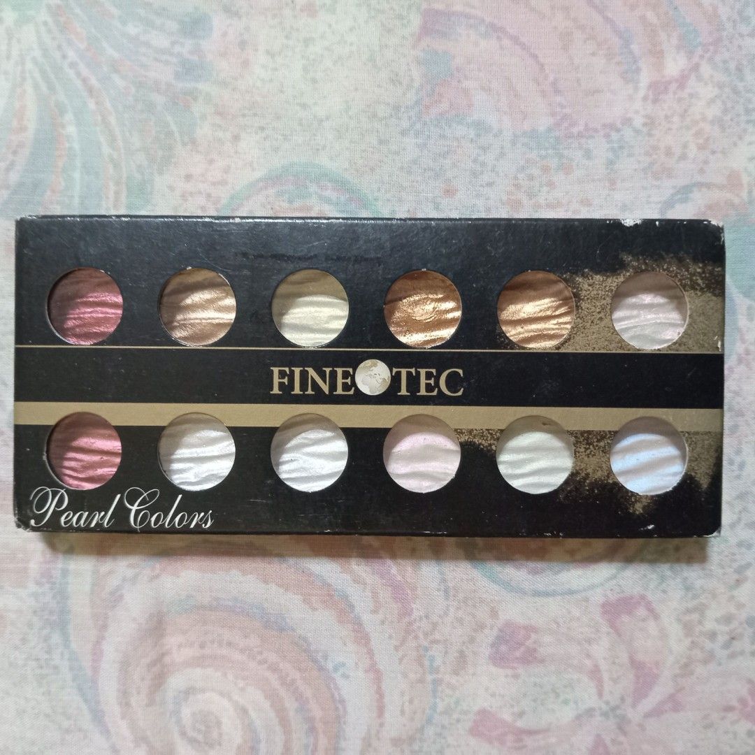 fine tec pearl colors watercolor paints set on Carousell