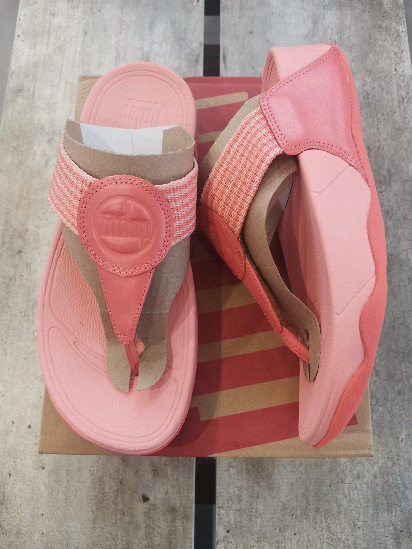 Fitflop Sunshine Coral BRANDNEW US5,6,9, Women's Fashion, Footwear, Flats & Sandals on Carousell