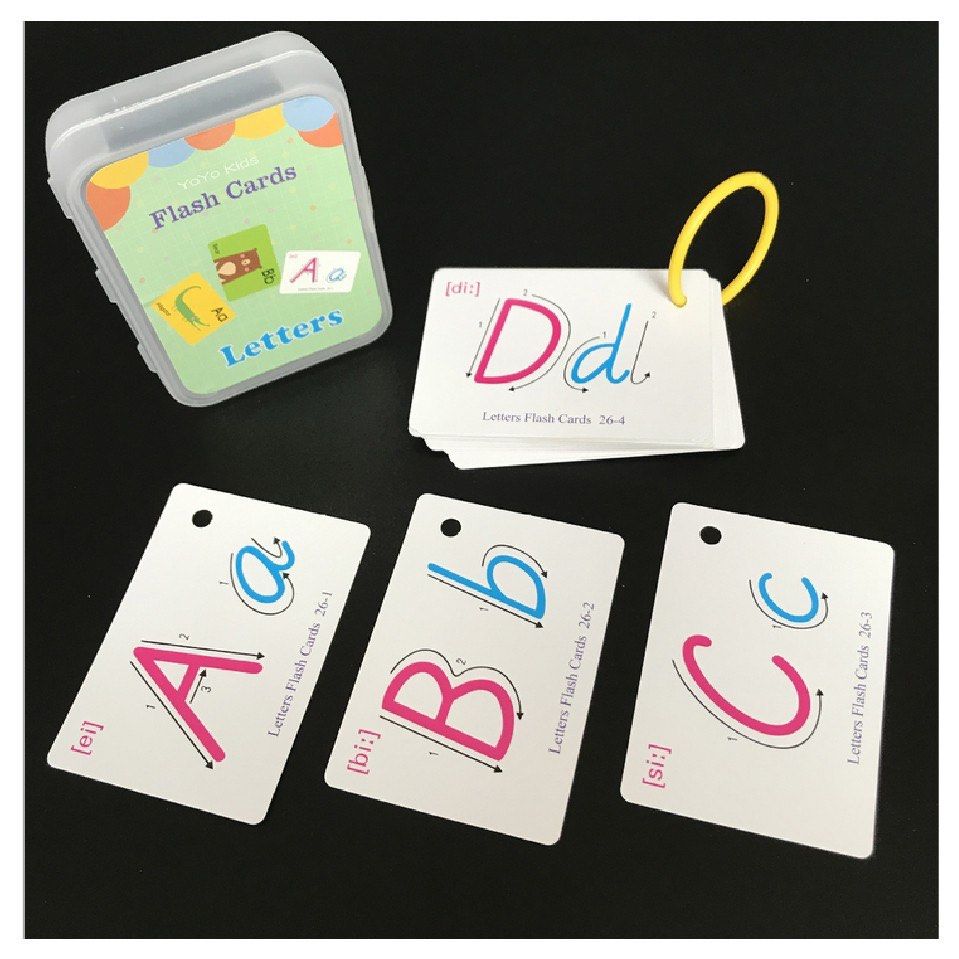 Flash Card Set (Letters), Babies & Kids, Infant Playtime on Carousell