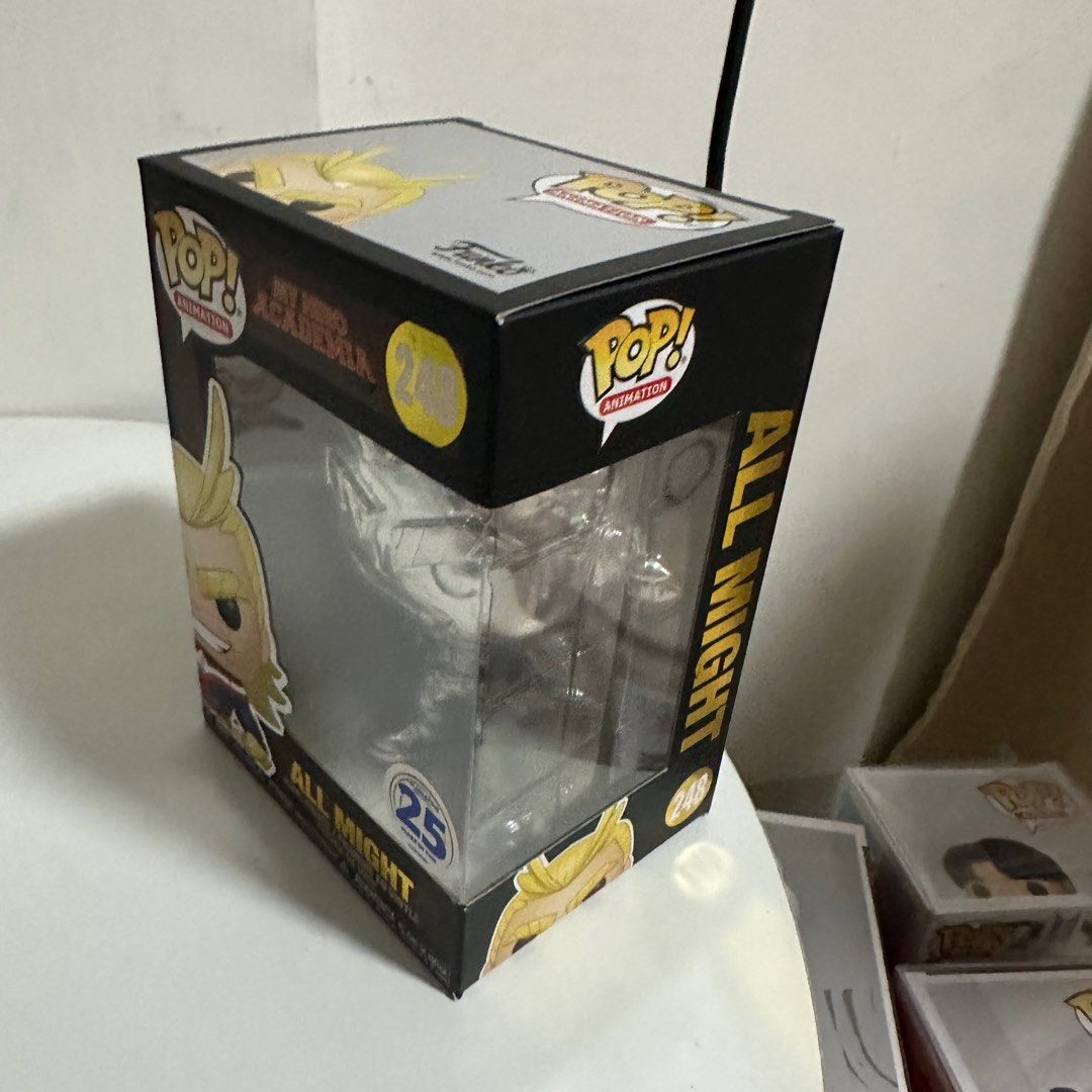 Funko Pop! 248 My Hero Academia All Might Chrome - Funimation Exclusive ...