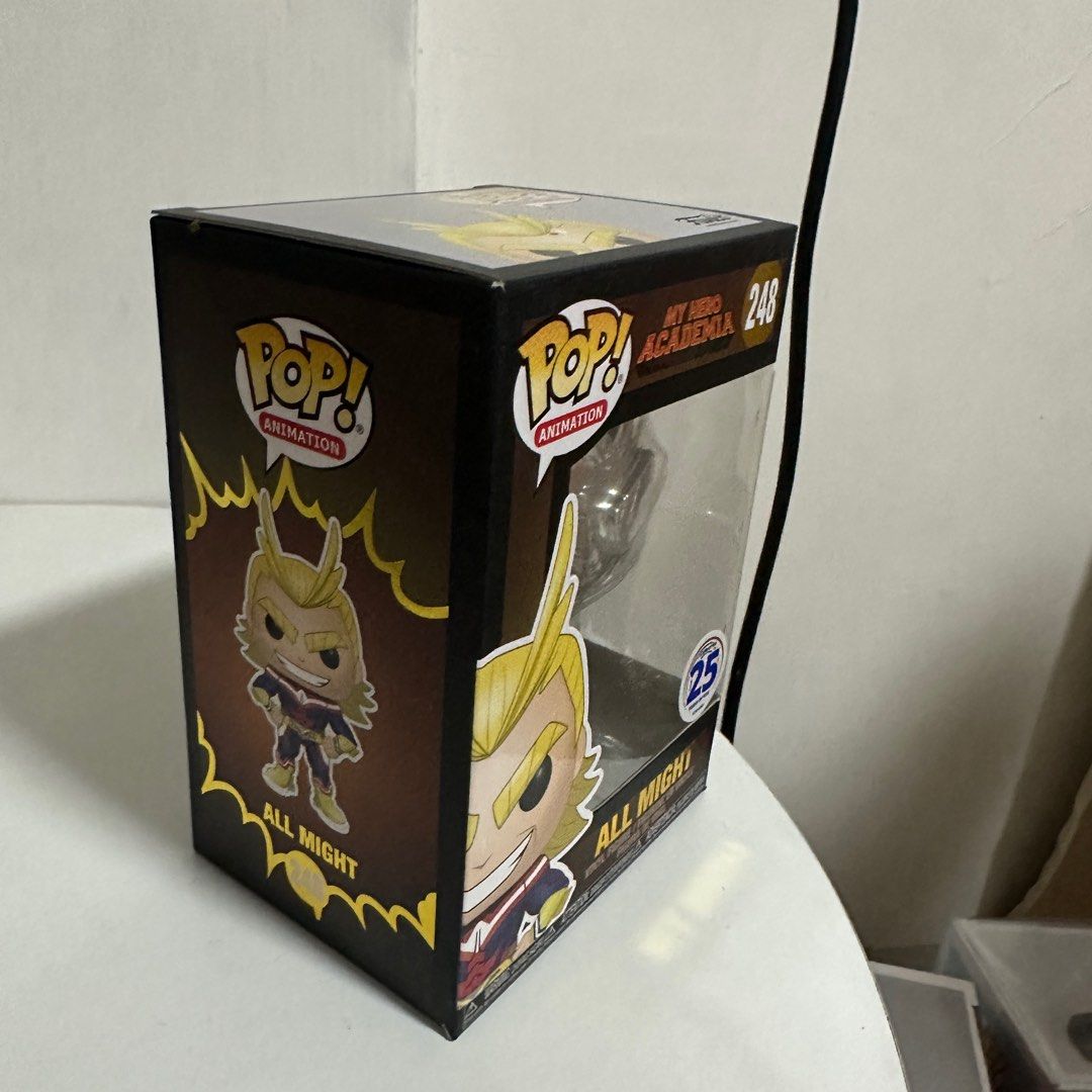 Funko Pop! 248 My Hero Academia All Might Chrome - Funimation Exclusive ...